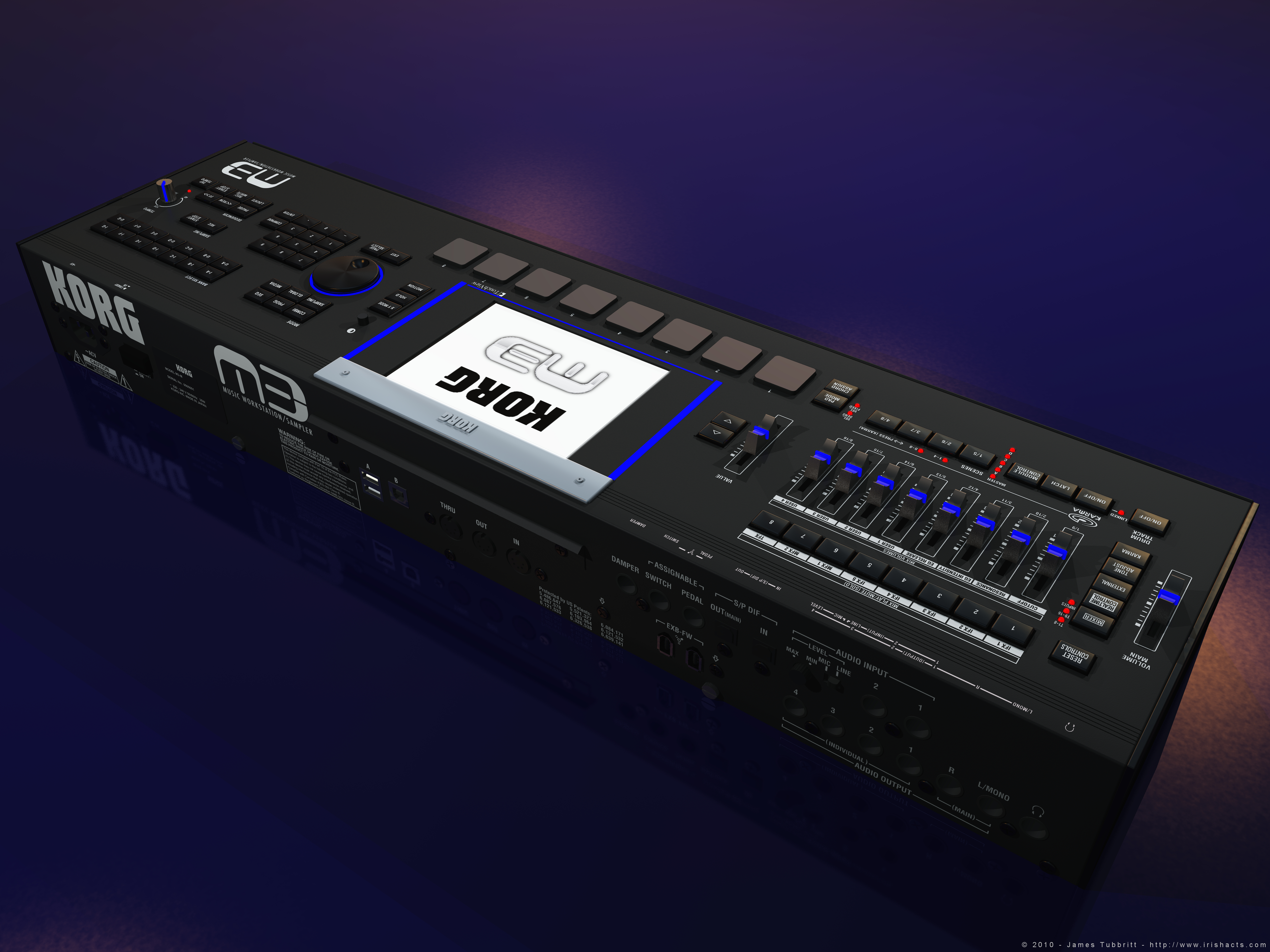 Ultra Hi Res 3D Renders Of KORG M3 OASYS Rack Concept Harmony Central Ultra Hi Res 3D Renders Of KORG M3 OASYS Rack Concept Harmony Central